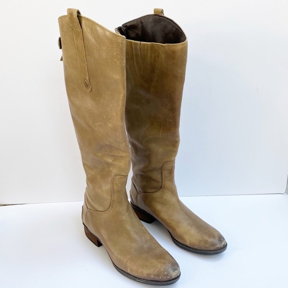 Sam Edelman | Shoes | Sam Edelman Penny Tall Light Brown Riding Leather ...
